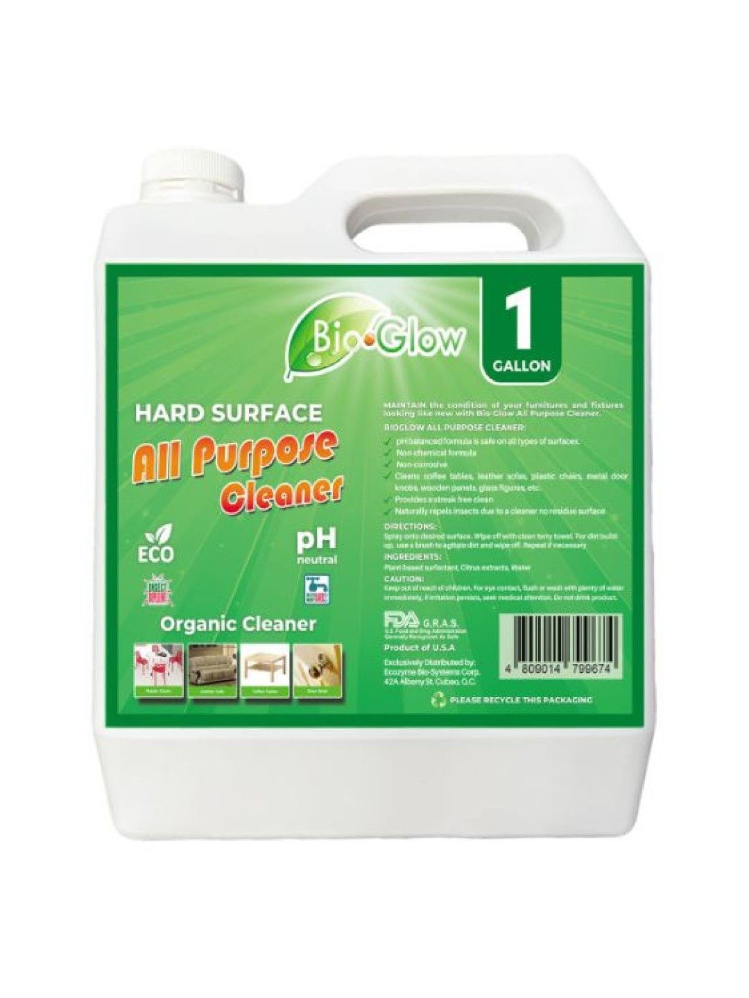 Bio-Glow All Purpose Cleaner (1 Gallon) | edamama Bio-Glow All Purpose Cleaner (1 Gallon) | edamama